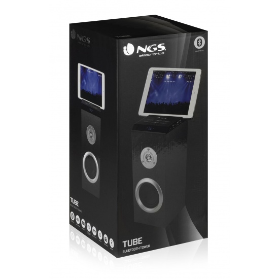 NGS Tube - 40W Bluetooth Sound Tower (Speaker) with LED Display, SD ...