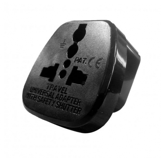 Universal Travel Adapter for use in the US (2-pin US connection)