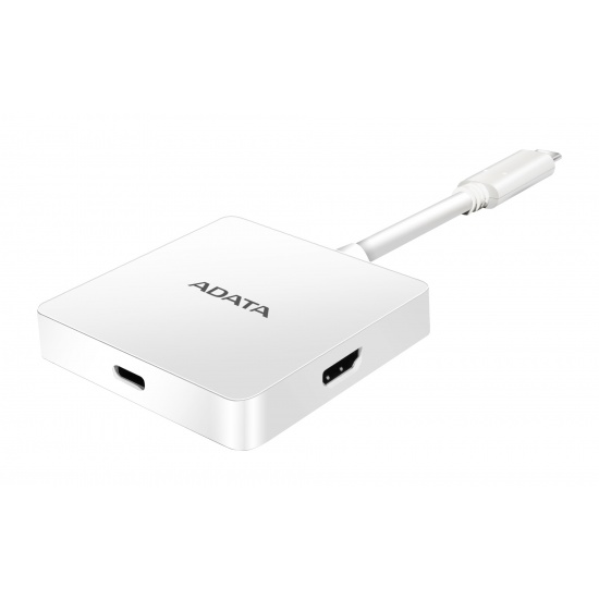 AData USB-C Hub - White - 4 Ports (HDMI, USB-C, 2x USB3.1)