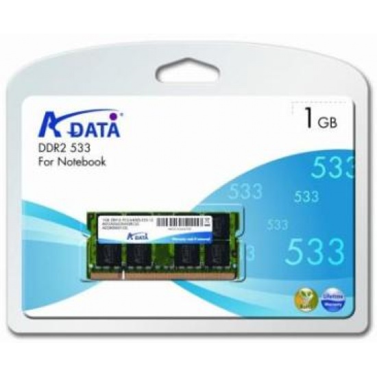 1Gb A-Data DDR2-533 (PC2-4200) SO-DIMM 200-pin module