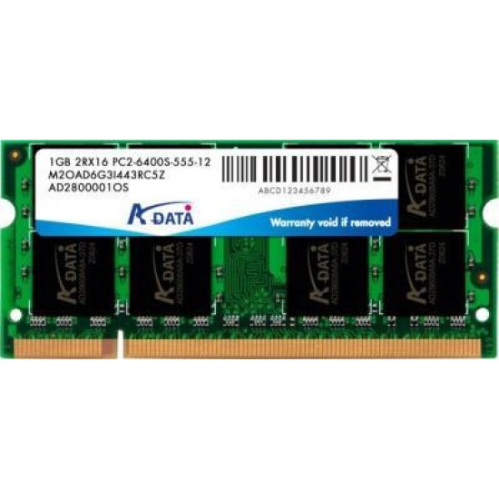 1GB A-Data DDR2 800MHz (PC2-6400) SO-DIMM 200-pin module