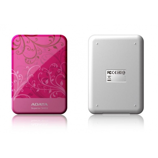 1TB AData Superior SH02 2.5-inch Portable USB Hard Drive (Pink Edition)