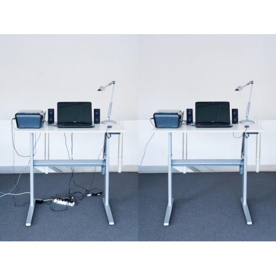 Mini Cablox 2x8 Cable Management System 3-pack Black