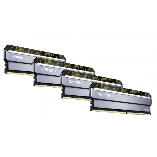 64GB G.Skill DDR4 3600MHz Sniper X PC4-28800 CL19 Quad Channel Kit (4x ...