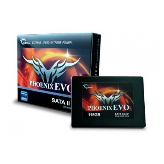 115GB G.Skill Phoenix Evo 2.5-inch SATA Solid State Disk MLC (280MB/sec ...
