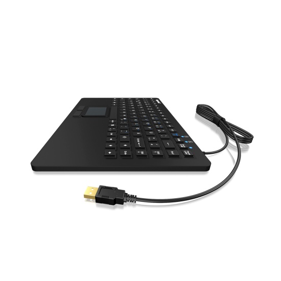 KeySonic KSK-5230IN keyboard USB QWERTZ German Black