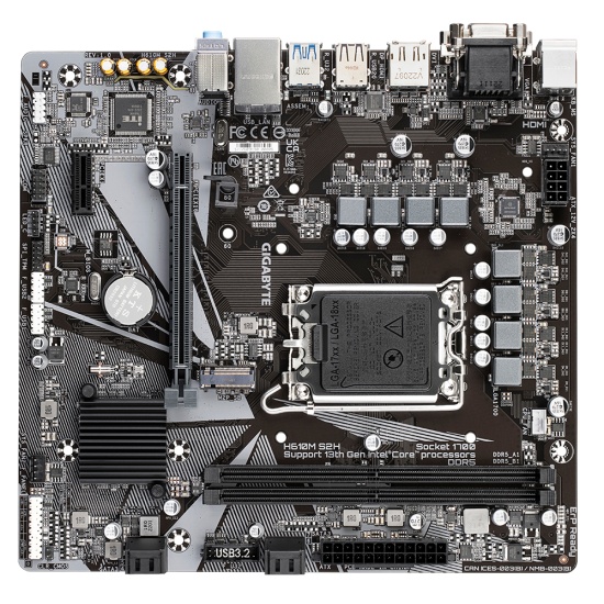 Gigabyte H610M S2H motherboard Intel H610 Express LGA 1700 micro ATX