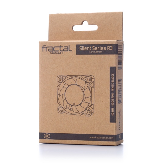 Fractal Design Silent Series R3 40mm Computer case Fan 4 cm Black, White