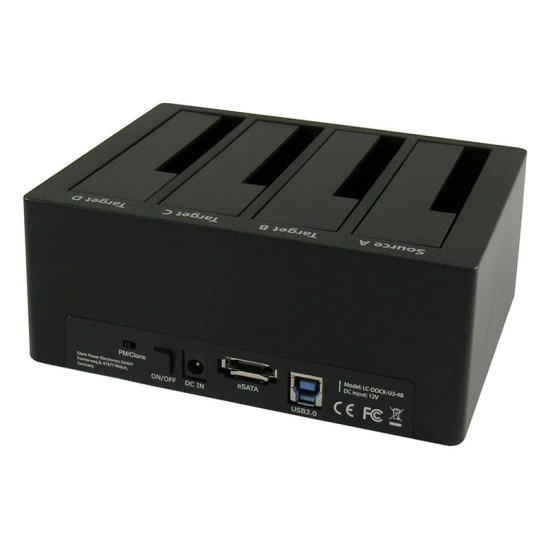 LC-Power LC-DOCK-U3-4B storage drive docking station USB 3.2 Gen 1 (3.1 ...