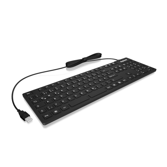KeySonic KSK-8030IN keyboard USB QWERTY US English Black