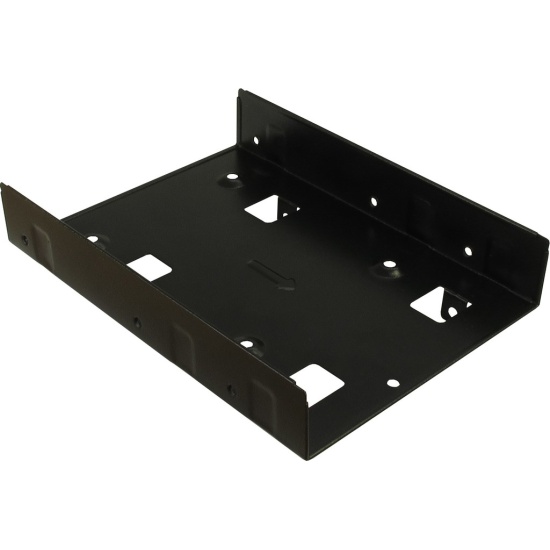 Inter-Tech 88885232 drive bay panel 2x 2.5" Bezel panel Black