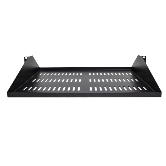 StarTech.com 2U Server Rack Shelf, Center Mounted Universal Vented ...