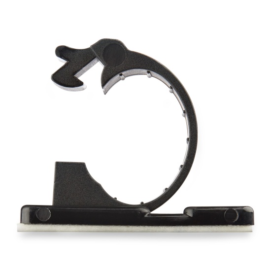 StarTech.com 100 Adhesive Cable Management Clips Black - Network ...