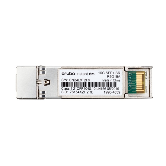 Aruba Instant On 10G SFP+ LC SR 300m OM3 MMF network transceiver module ...