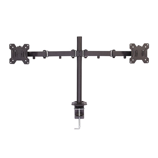 Lindy Dual Display Bracket with Pole and Desk Clamp