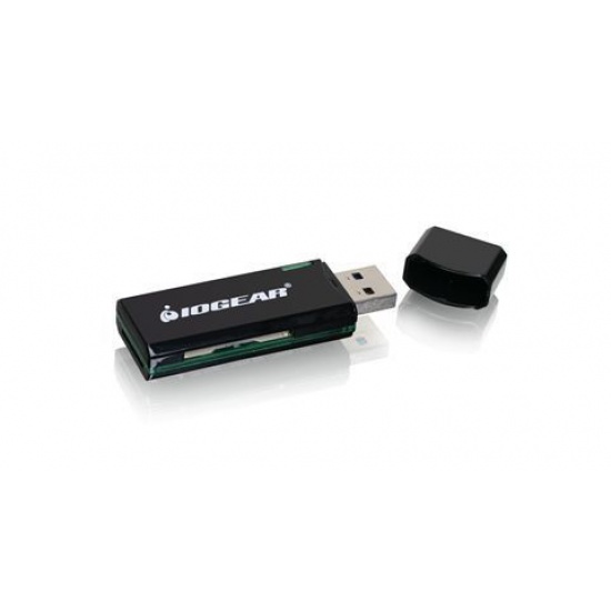 IOGEAR GFR304SD USB3.0 Black Card Reader for SD/microSD Cards