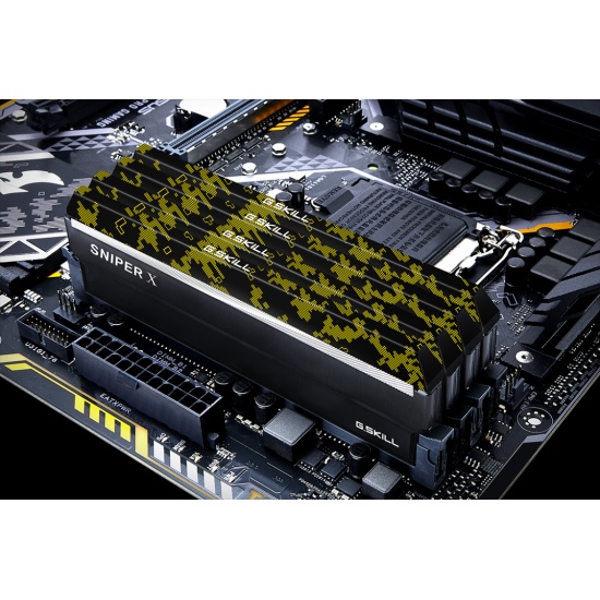64GB G.Skill DDR4 3600MHz Sniper X PC4-28800 CL19 Quad Channel Kit (4x ...