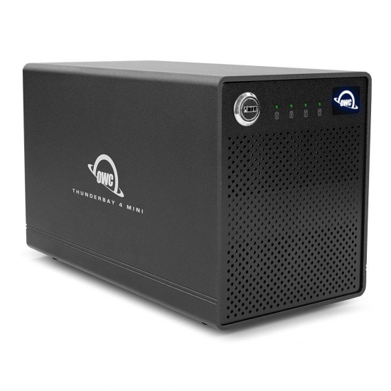 4TB OWC ThunderBay 4 Mini, Four-Drive Thunderbolt External Storage Solution with SoftRAID XT