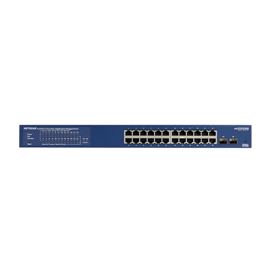 Netgear 24-Port PoE Managed Gigabit Ethernet Switch - Blue