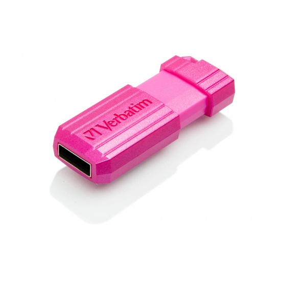 16GB Verbatim PinStripe USB2.0 Flash Drive - Pink