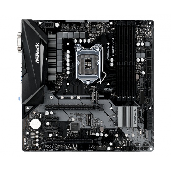 Asrock Intel B360 Pro4 Micro ATX DDR4-SDRAM Motherboard