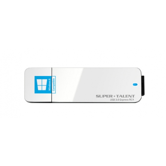 256GB Super Talent Technology Express USB3.0 Flash Drive - White