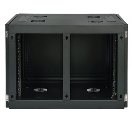 Tripp Lite 19 Inch 12U Wall Mountable Rack Enclosure Server Cabinet - Black