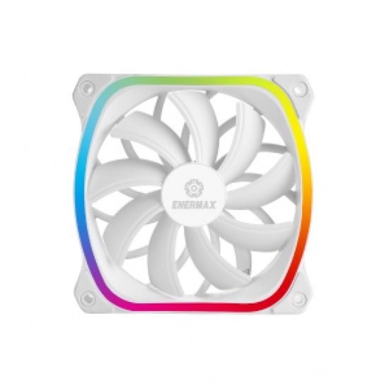Enermax SquA RGB 120MM Computer Case Fan - White