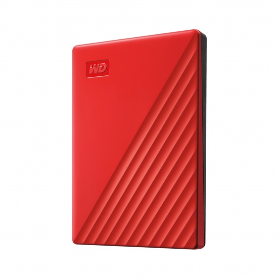 2TB Western Digital My Passport USB3.2 External Hard Drive - Red