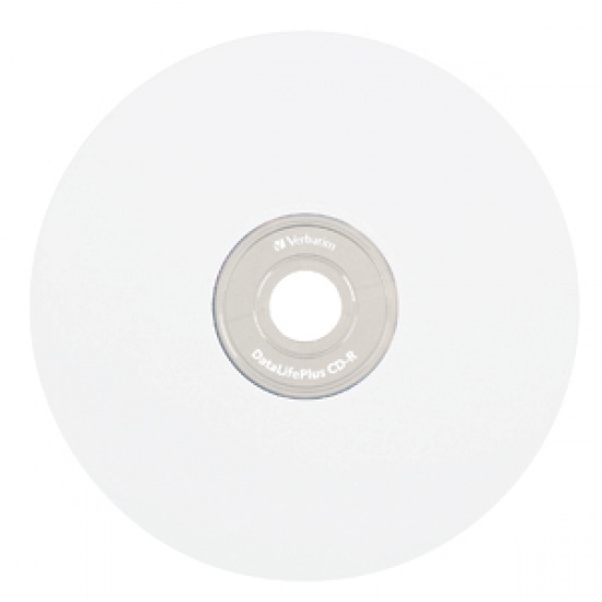 Verbatim DataLifePlus 700MB CD-R White Inkjet Printable 52X 50-Pack Spindle