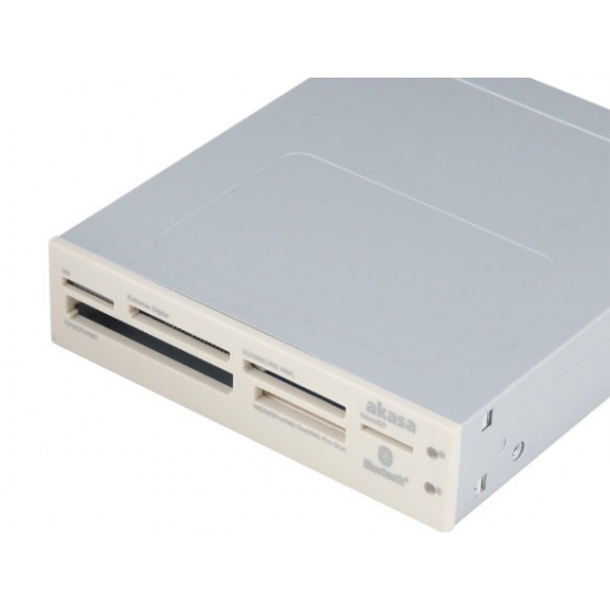 Akasa USB2.0 Internal Media Card Reader - Grey