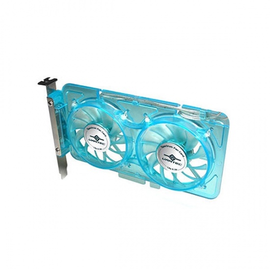 Vantec 70MM 2400RPM LED Light Fan - Blue