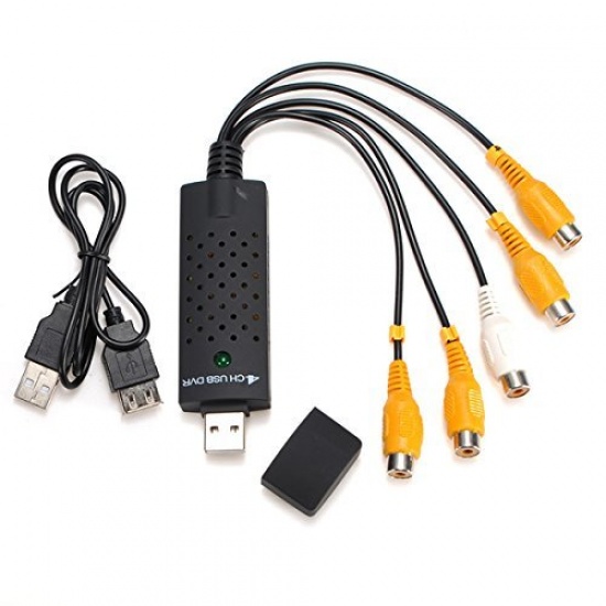 Easy Capture 4 Channel USB DVR Surveillance System
