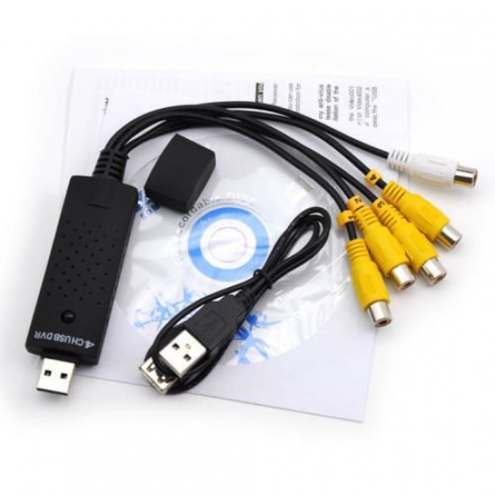 Easy Capture 4 Channel USB DVR Surveillance System