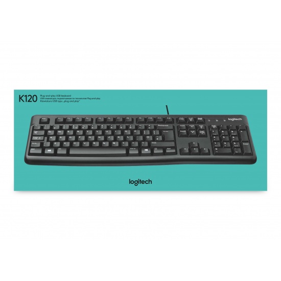 Logitech K120 USB Keyboard - French Layout AZERTY