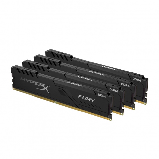 16GB Kingston HyperX Fury DDR4 3200MHz PC4-25600 CL16 Quad Channel Kit ...