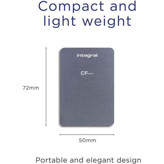 Integral USB 3.0 CFexpress Type 2 (USB3.2) Memory Card Reader