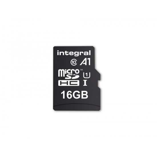 16GB Integral A1 App Performance microSDHC CL10/UHS-I Memory Card for ...
