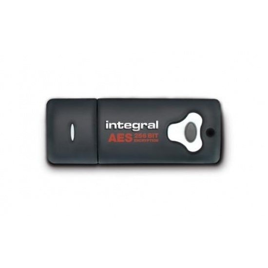 8GB Integral Crypto Drive FIPS 197 Encrypted USB Flash Drive (256-bit ...