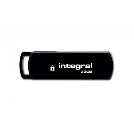 32GB Integral Secure 360 Encrypted USB3.0 Flash Drive (256-bit AES ...