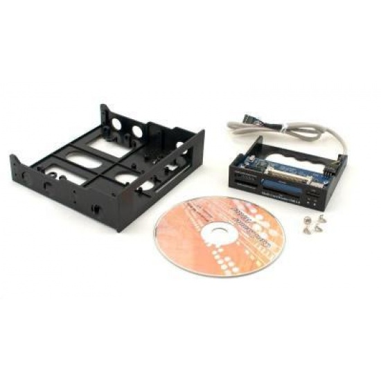NEON All-in-One USB2.0 Internal Card Reader 5.25" (Black) incl. xD ...