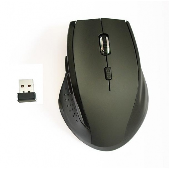 NEON Wireless Optical Mouse USB 5-button with scroll-wheel Black