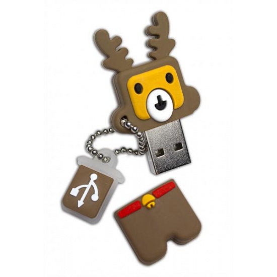 4GB Patriot Holiday Reindeer USB Flash Drive - Limited Edition