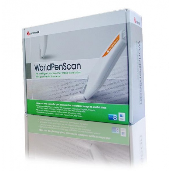 Penpower WorldPenScan White - Portable Pen Scanner and Translator