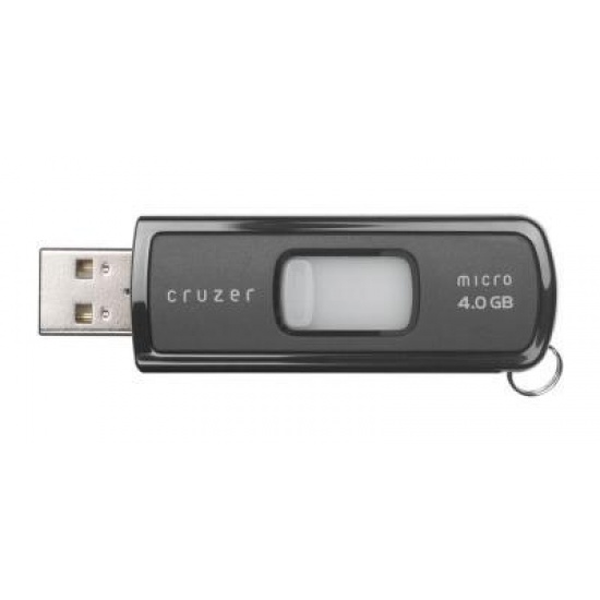 4GB Sandisk Cruzer Micro U3 Flash Drive sliding USB connector