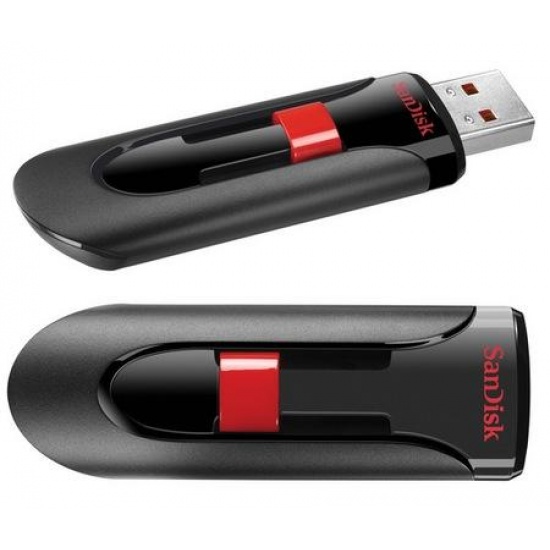 16GB Sandisk Cruzer Glide USB2.0 Flash Drive Sliding USB Connector