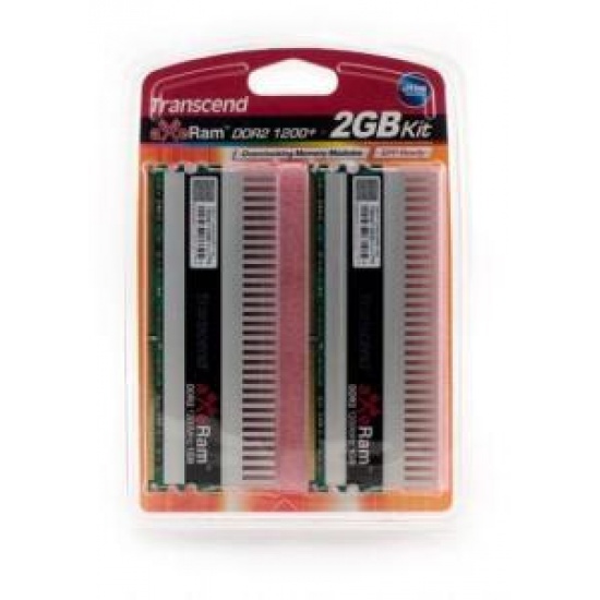 2GB Transcend aXeRam DDR2-1200+ PC2-9600 (5-5-5-15) Dual Channel kit