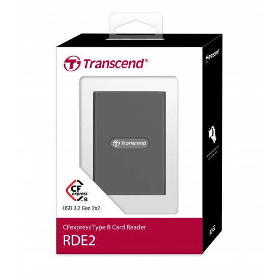 Transcend RDE2 CFexpress Type-B Card Reader Transcend RDE2 CFexpress Type-B Card Reader