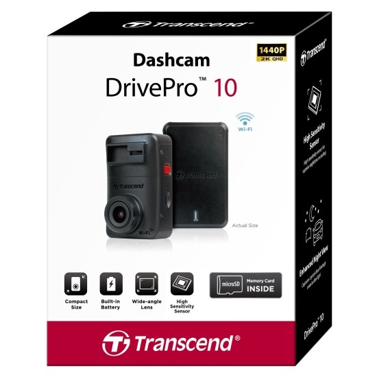 Transcend DrivePro 10 Dash Cam Camera for Cars | MemoryC