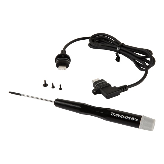 Transcend Accessory Kit TS-DBK3 for DrivePro Body - Cable and Screwdriver